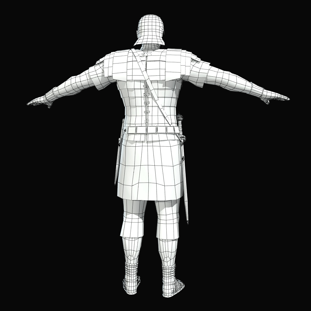 3d roman soldier