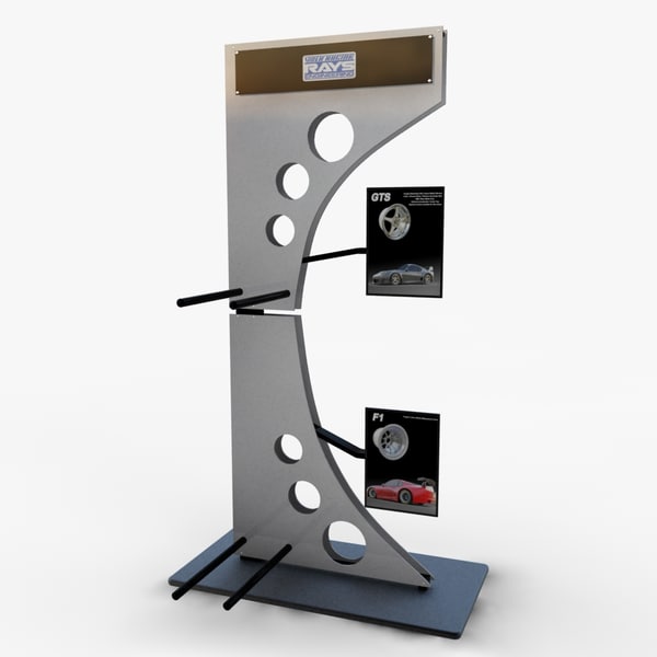 wheels rack 3d model