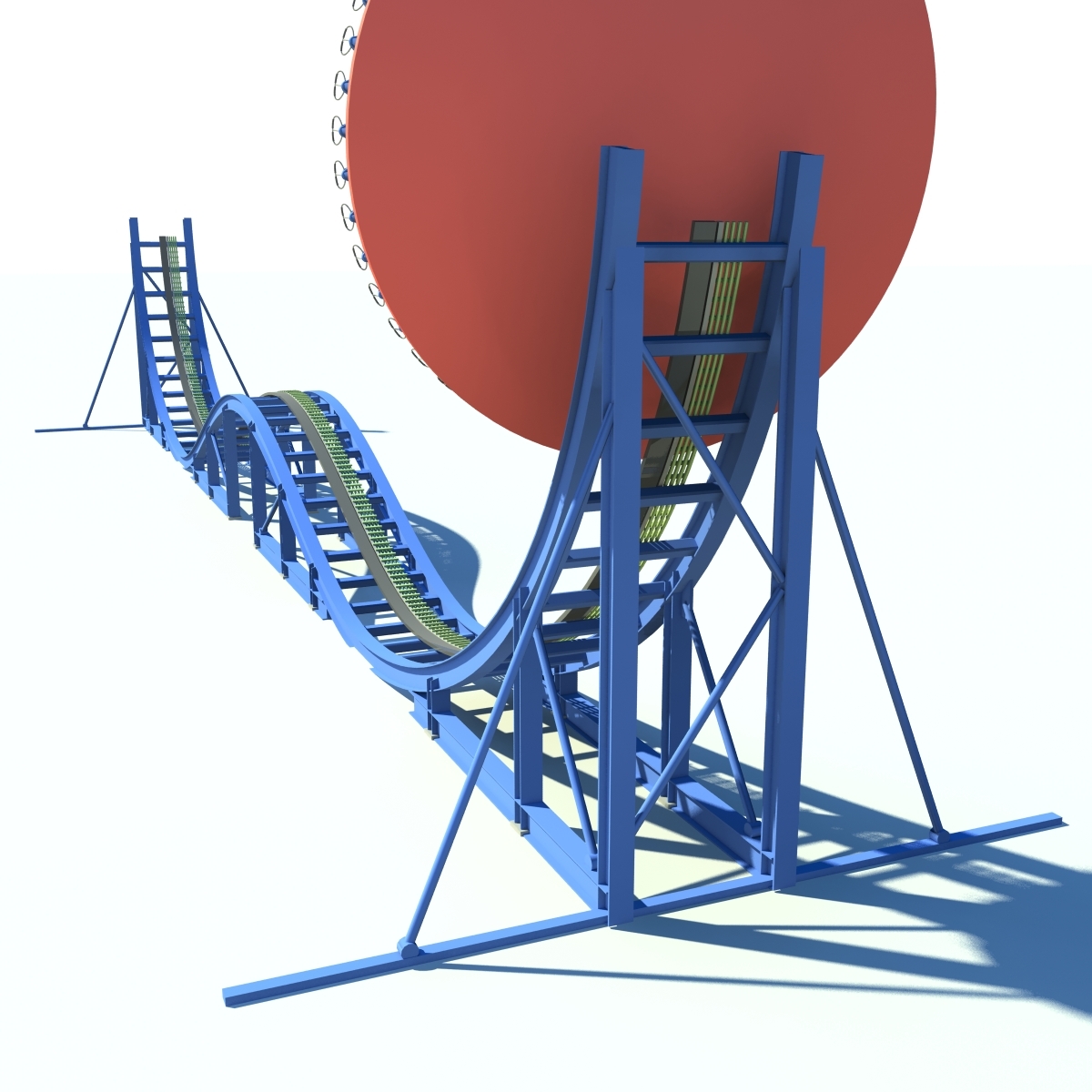 3d crazy joust wheel