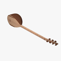 3d instrument baglama