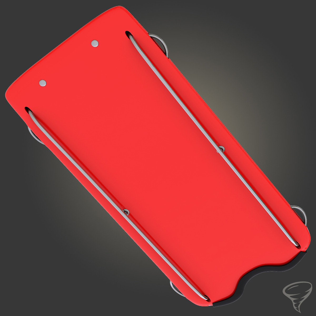 skeleton sled 3d model