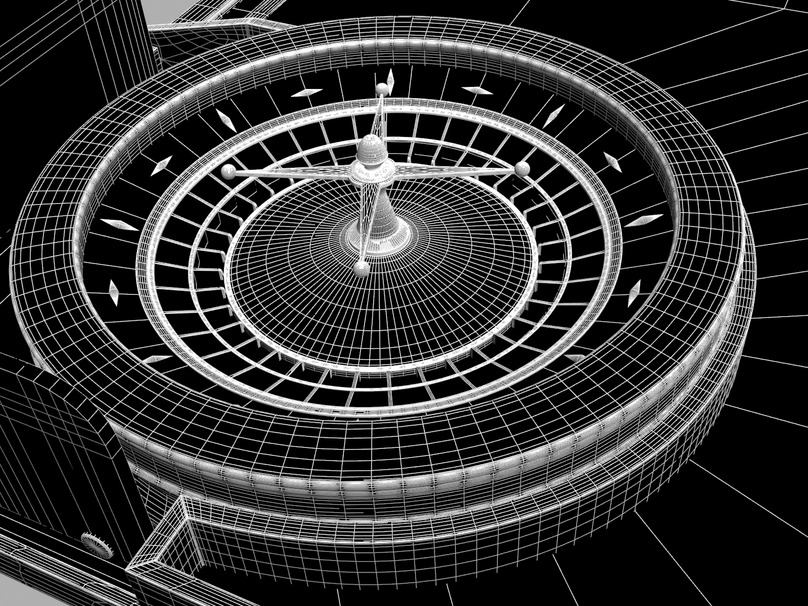 3d model roulette