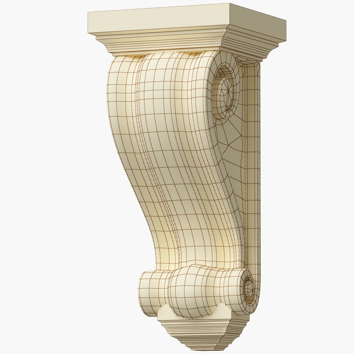 decor wall corbel 3d model