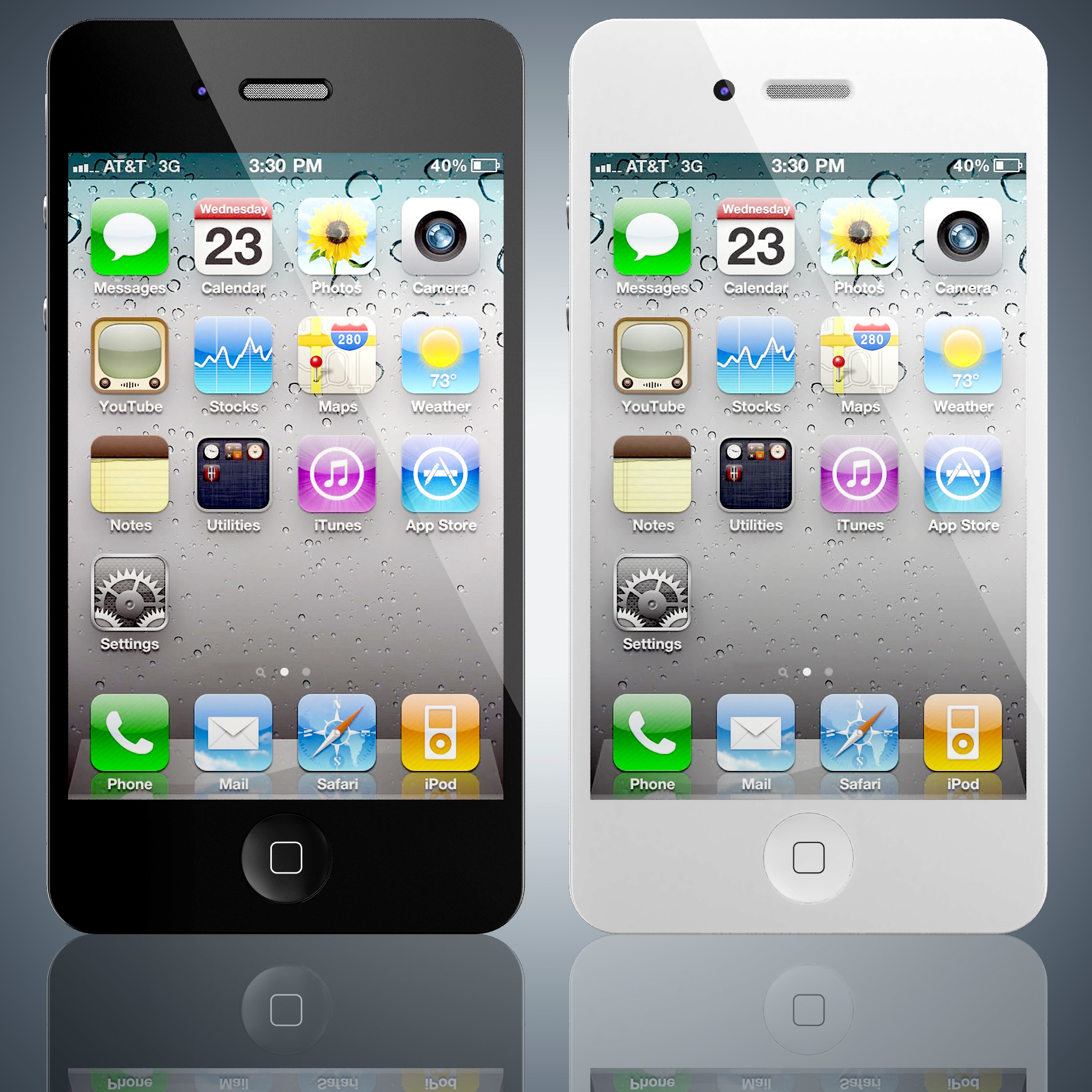 apple iphone 4 3d model