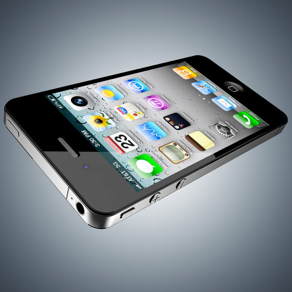 apple iphone 4 3d model