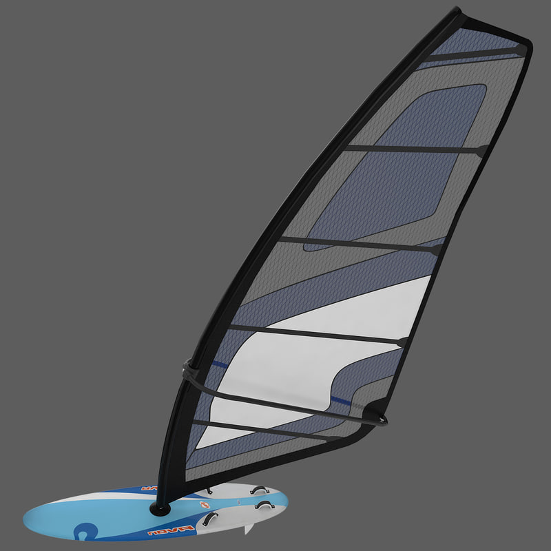 windsurf mistral 3d model