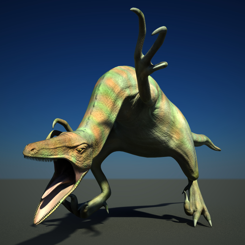 3ds adasaurus dinosaur