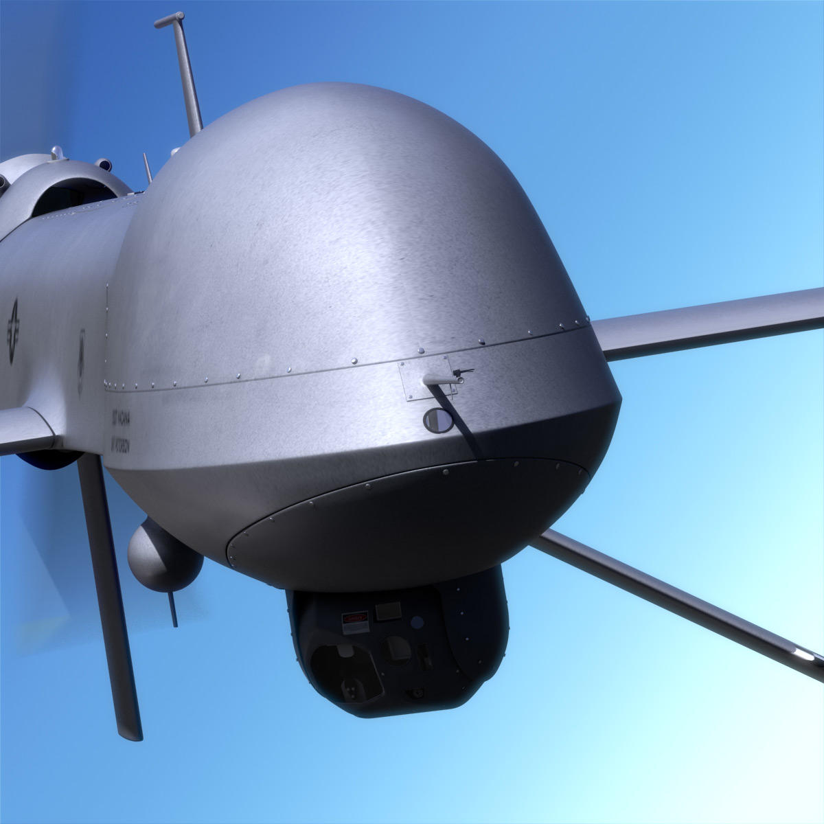 mq-1 predator vehicle 1 3d model