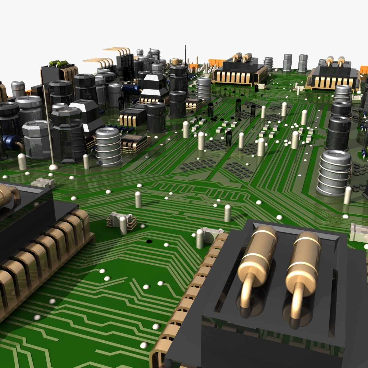 circuit city 3d model