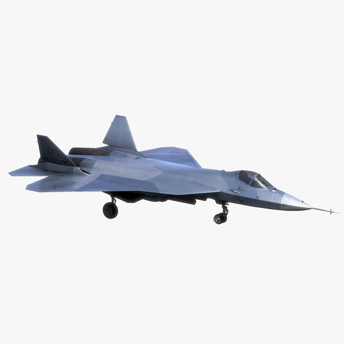 modèle 3D de Sukhoi T-50 PAK FA - TurboSquid 552183
