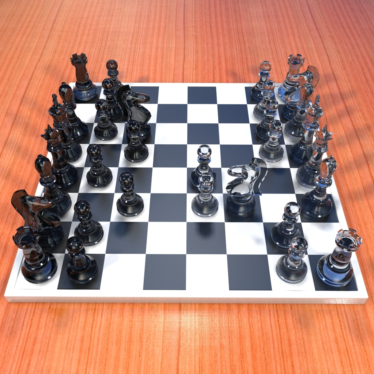 3d chess chessboard