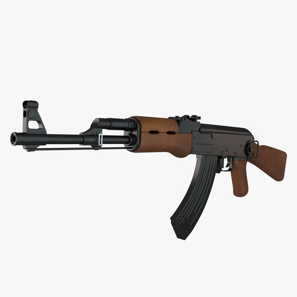 3d model of ak-74 kalashnikov rifle assault