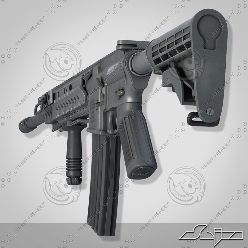 3d barrett rec7 rifle