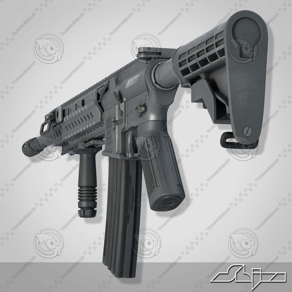 3d barrett rec7 rifle