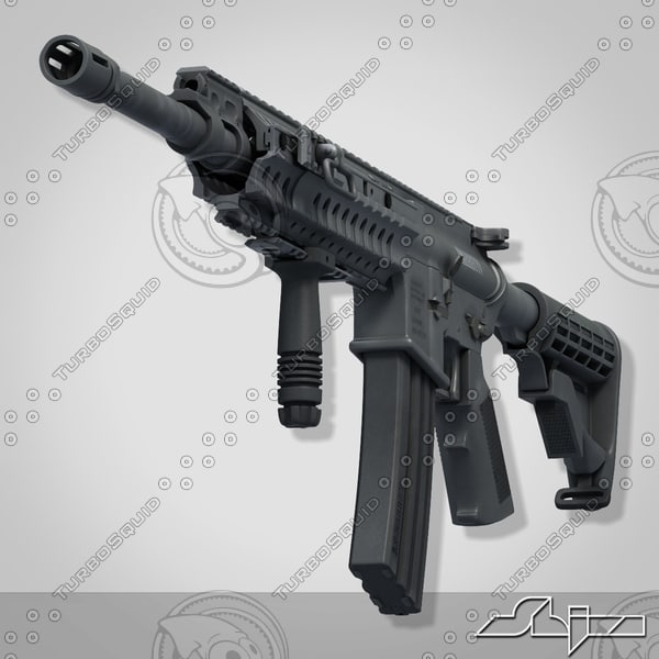 3d barrett rec7 rifle