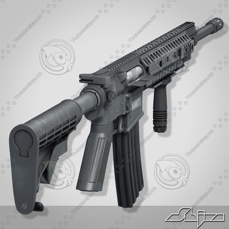 3d barrett rec7 rifle