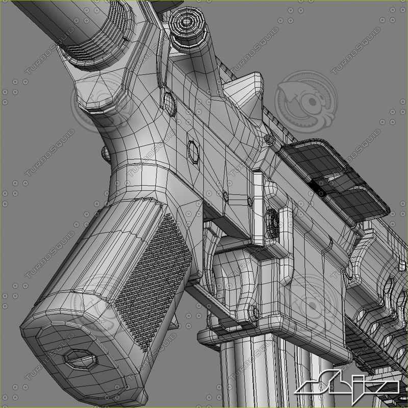 3d barrett rec7 rifle