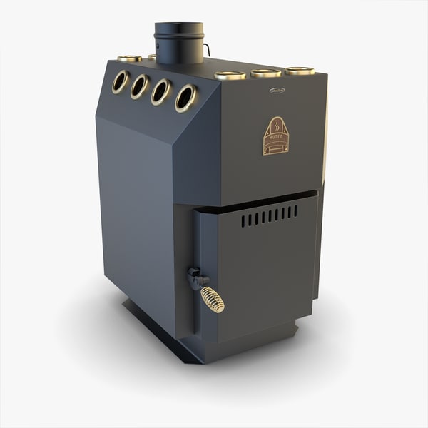 3d model old furnace