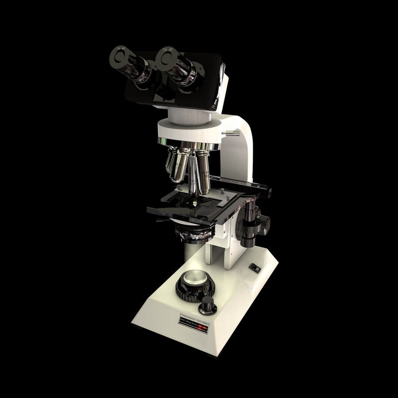 microscope 3d model