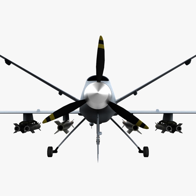 mq-9 reaper 3d model