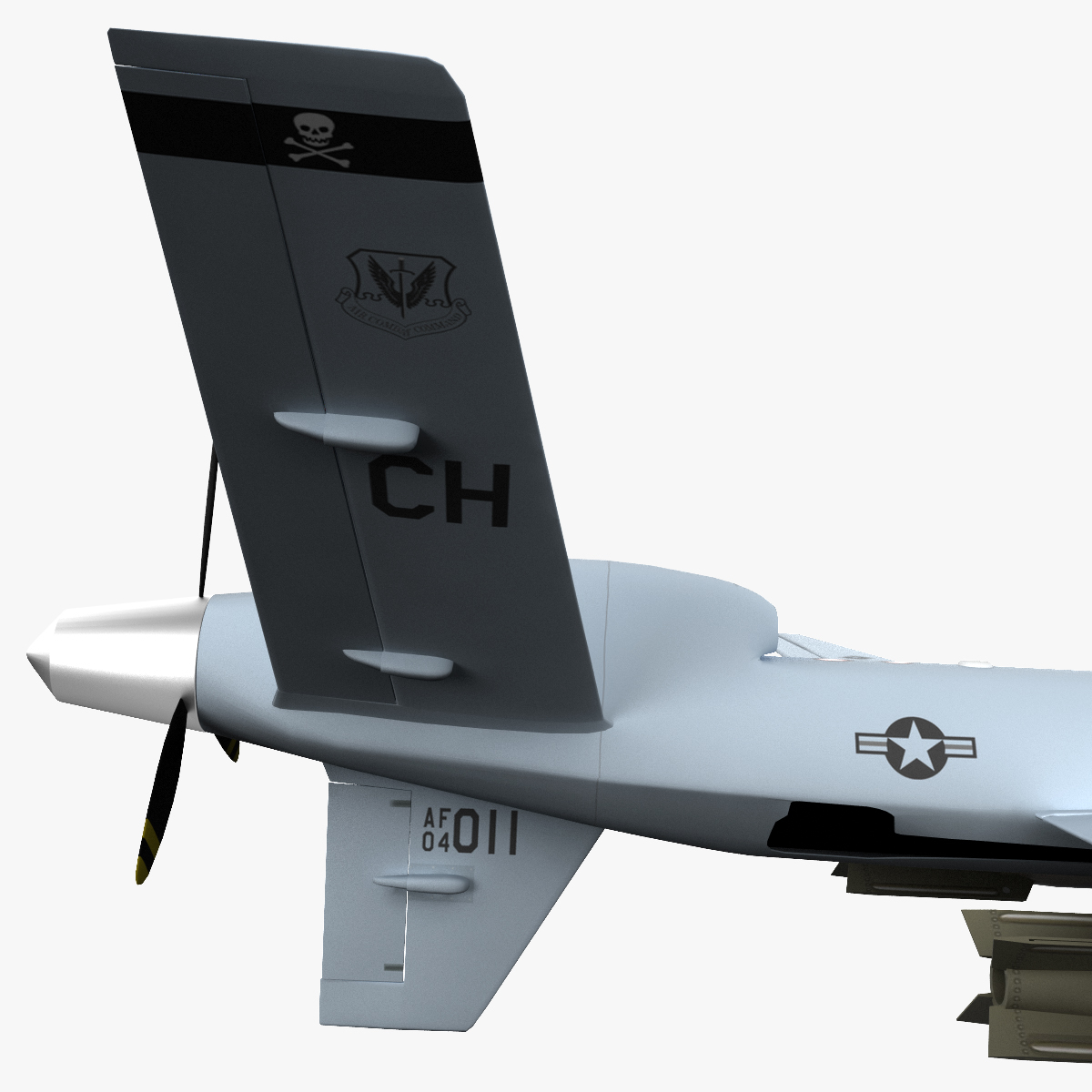mq-9 reaper 3d model