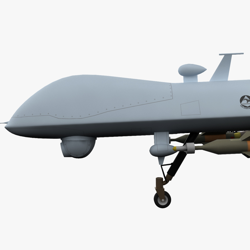 mq-9 reaper 3d model