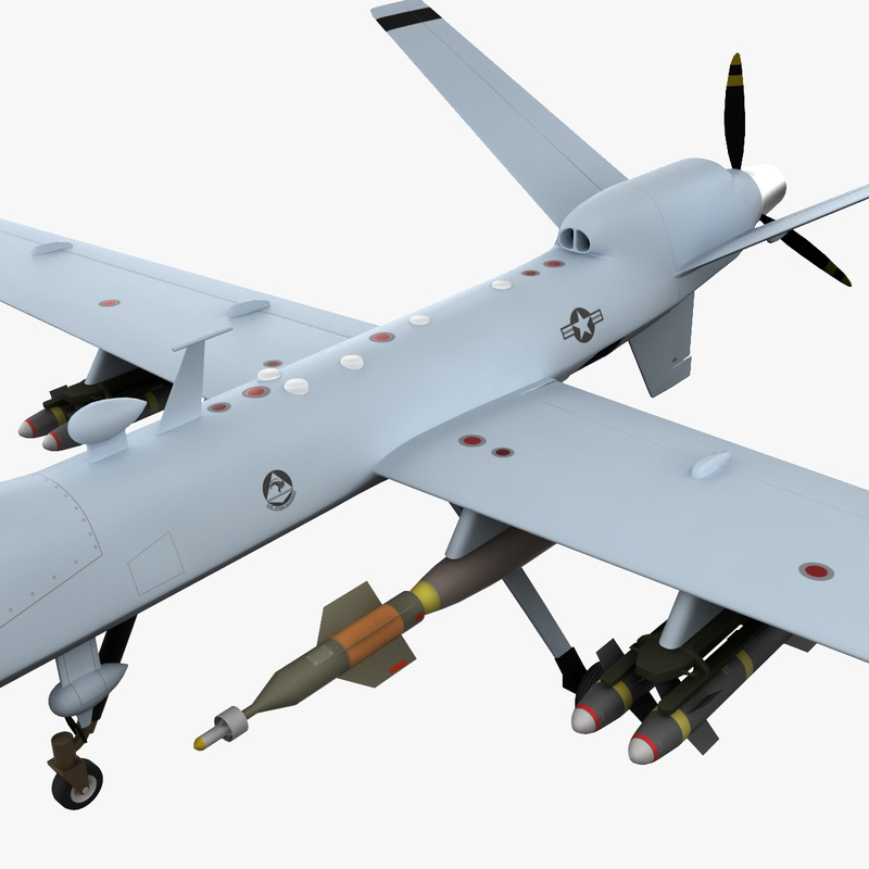 mq-9 reaper 3d model