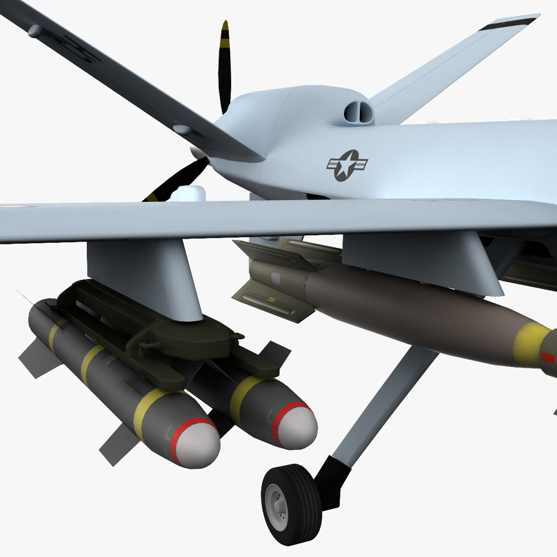 mq-9 reaper 3d model