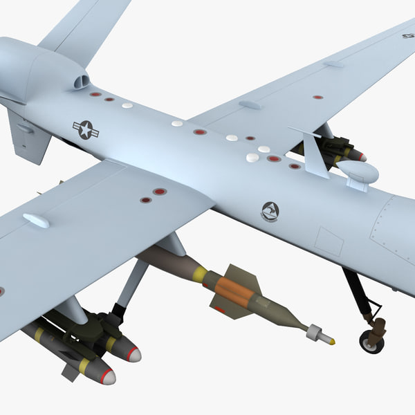 mq-9 reaper 3d model