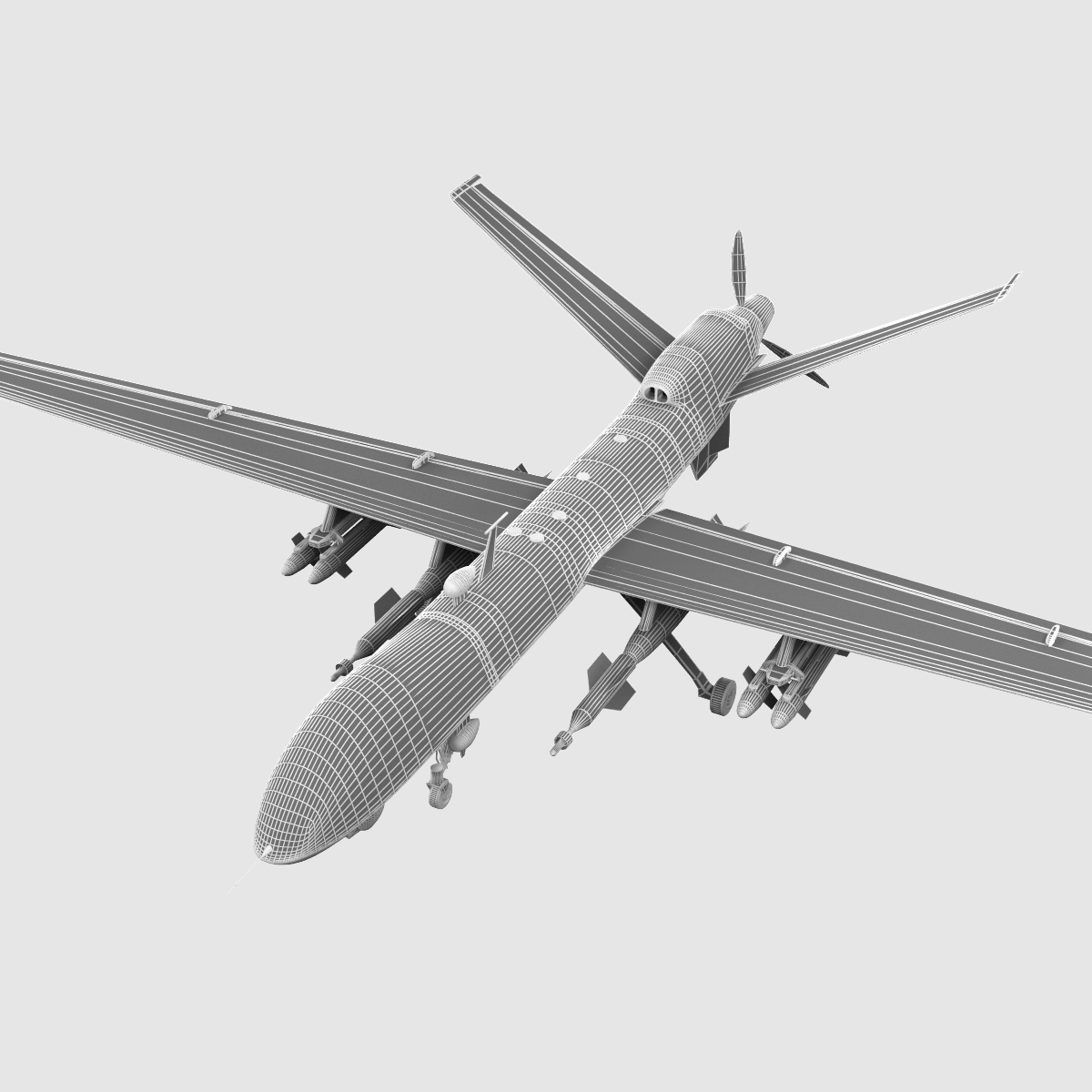 mq-9 reaper 3d model