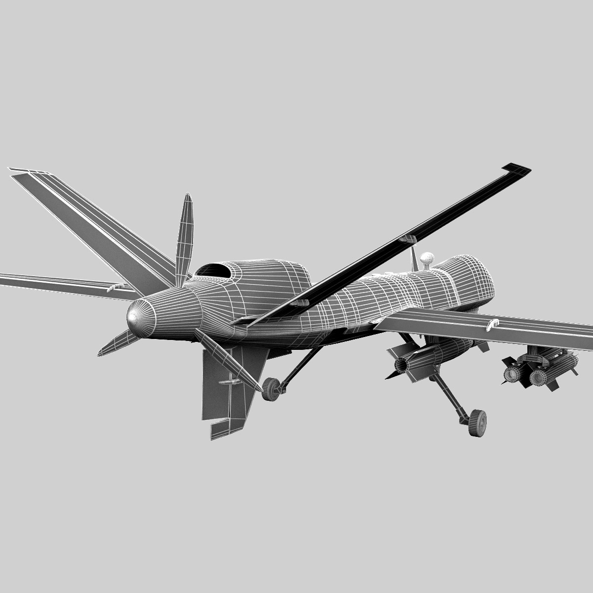 mq-9 reaper 3d model