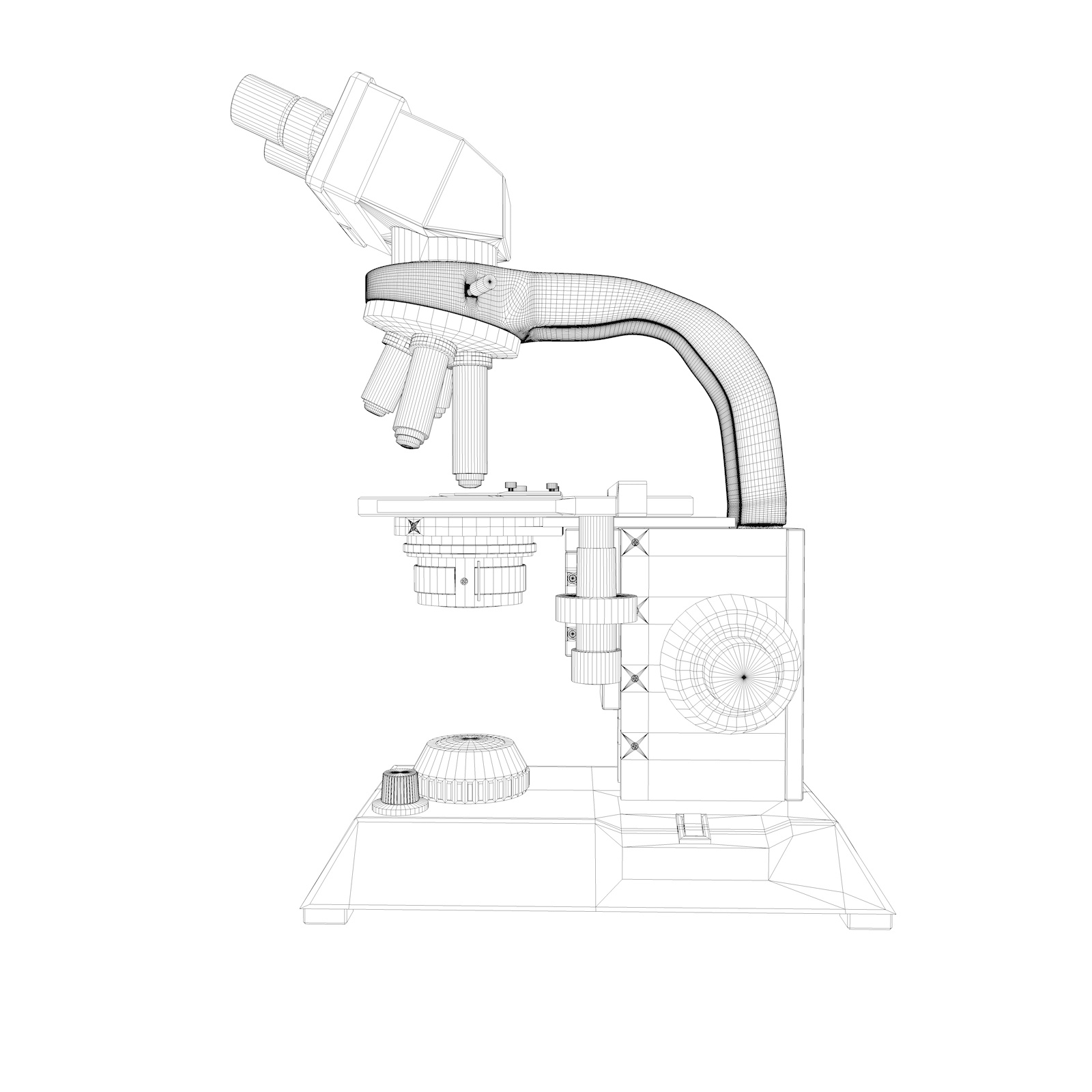 microscope 3d model