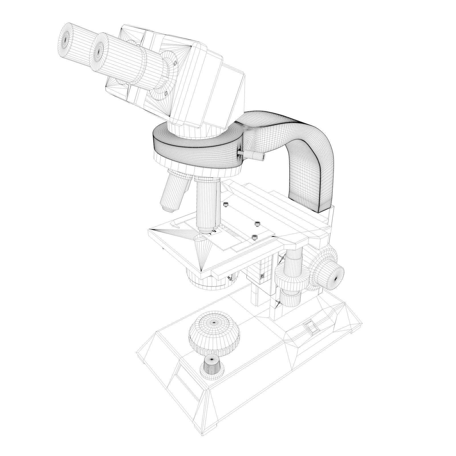 microscope 3d model