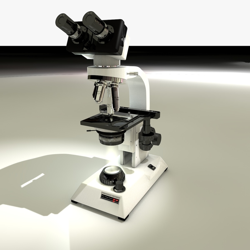 microscope 3d model