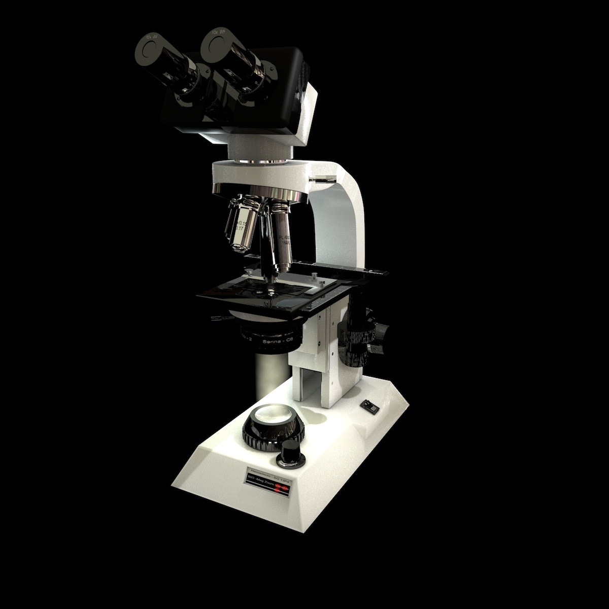 microscope 3d model