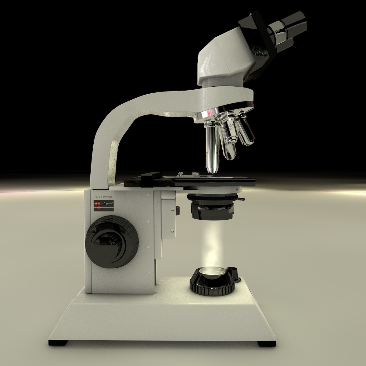 microscope 3d model