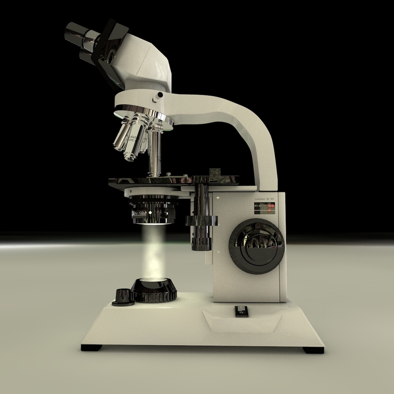 microscope 3d model