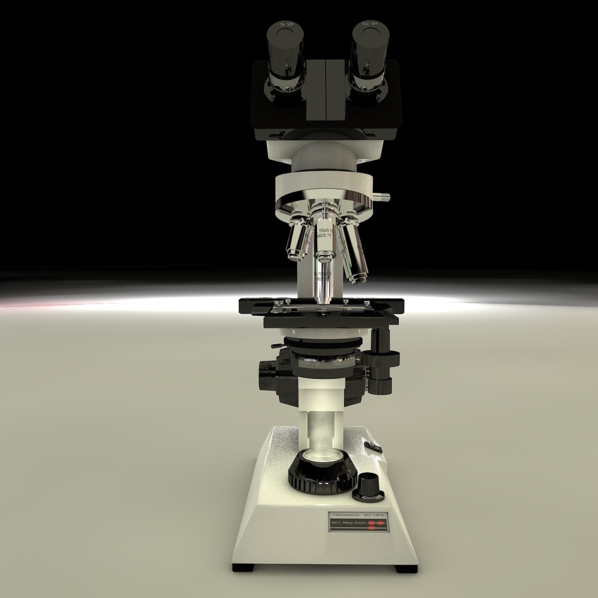 microscope 3d model
