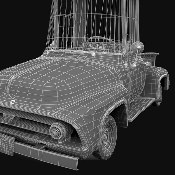 3d model toon car