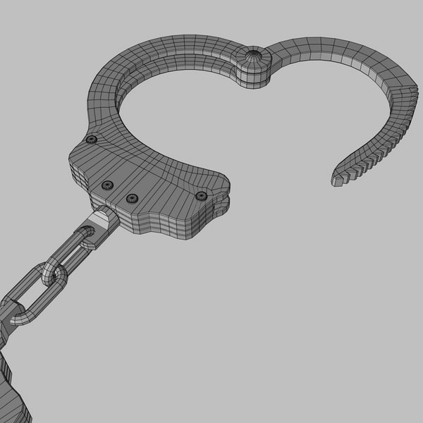 handcuffs 3d model