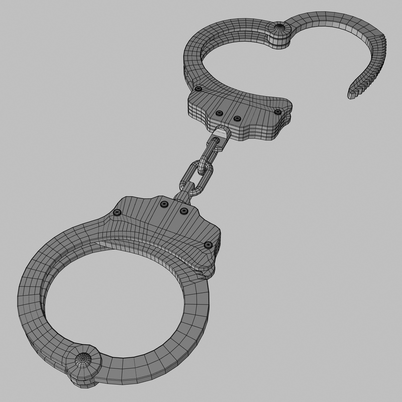 handcuffs 3d model