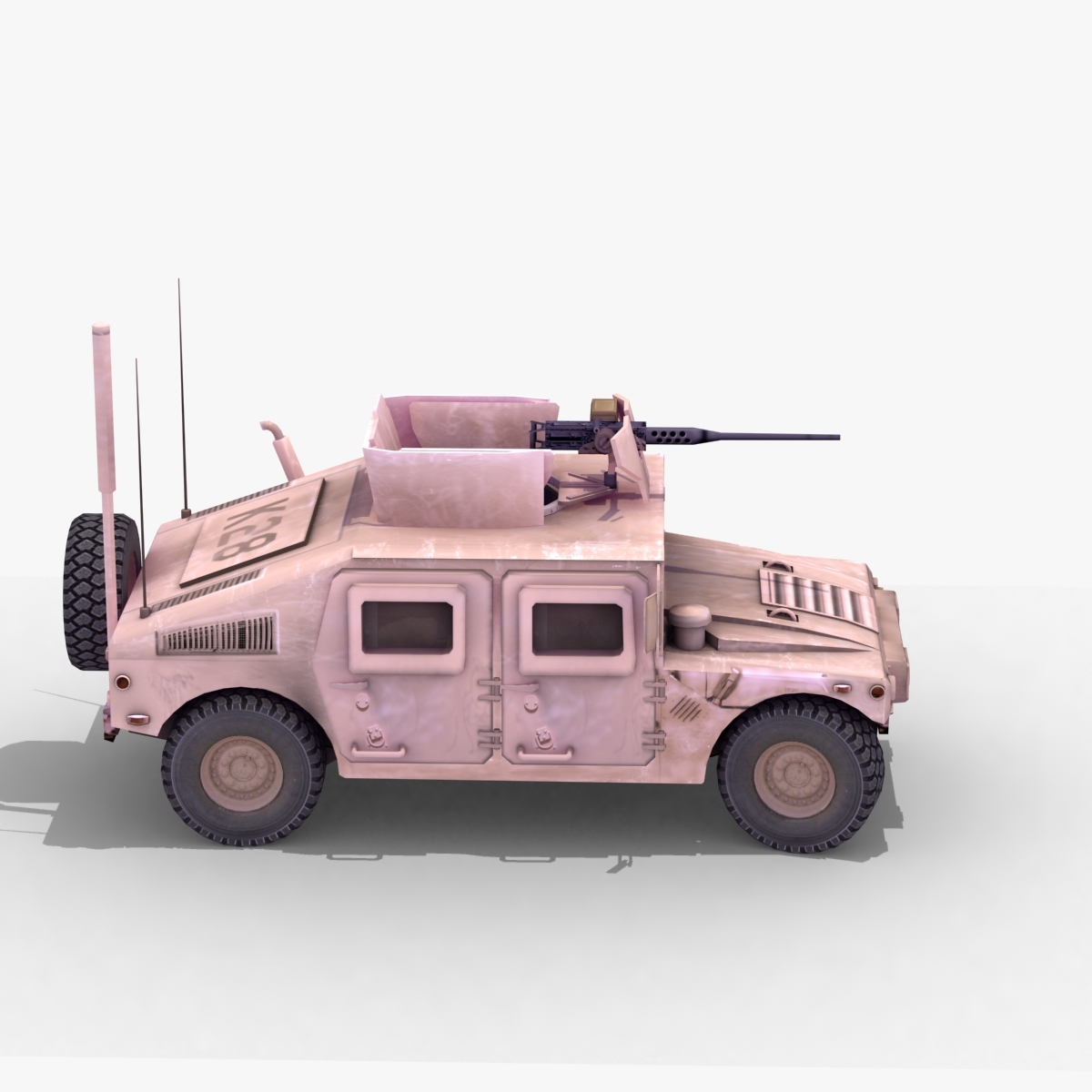 3d m1114 hmmwv model
