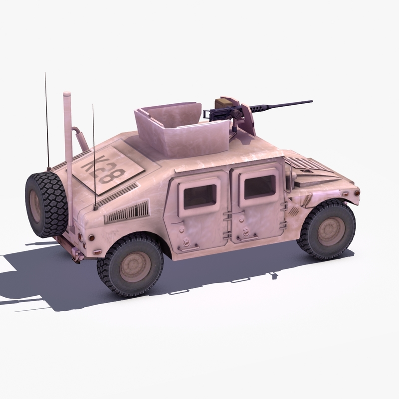 3d m1114 hmmwv model