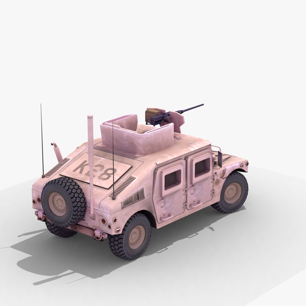 3d m1114 hmmwv model