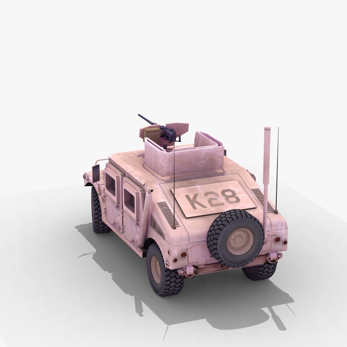 3d m1114 hmmwv model