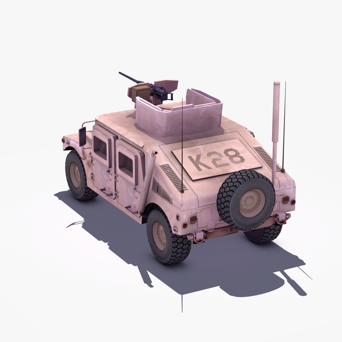 3d m1114 hmmwv model