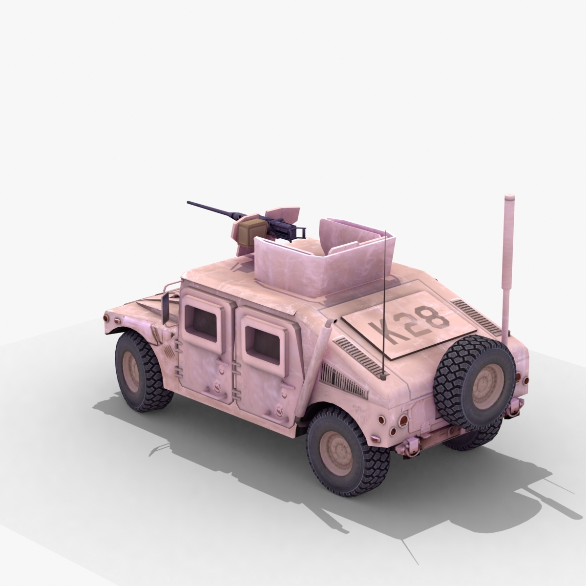 3d m1114 hmmwv model