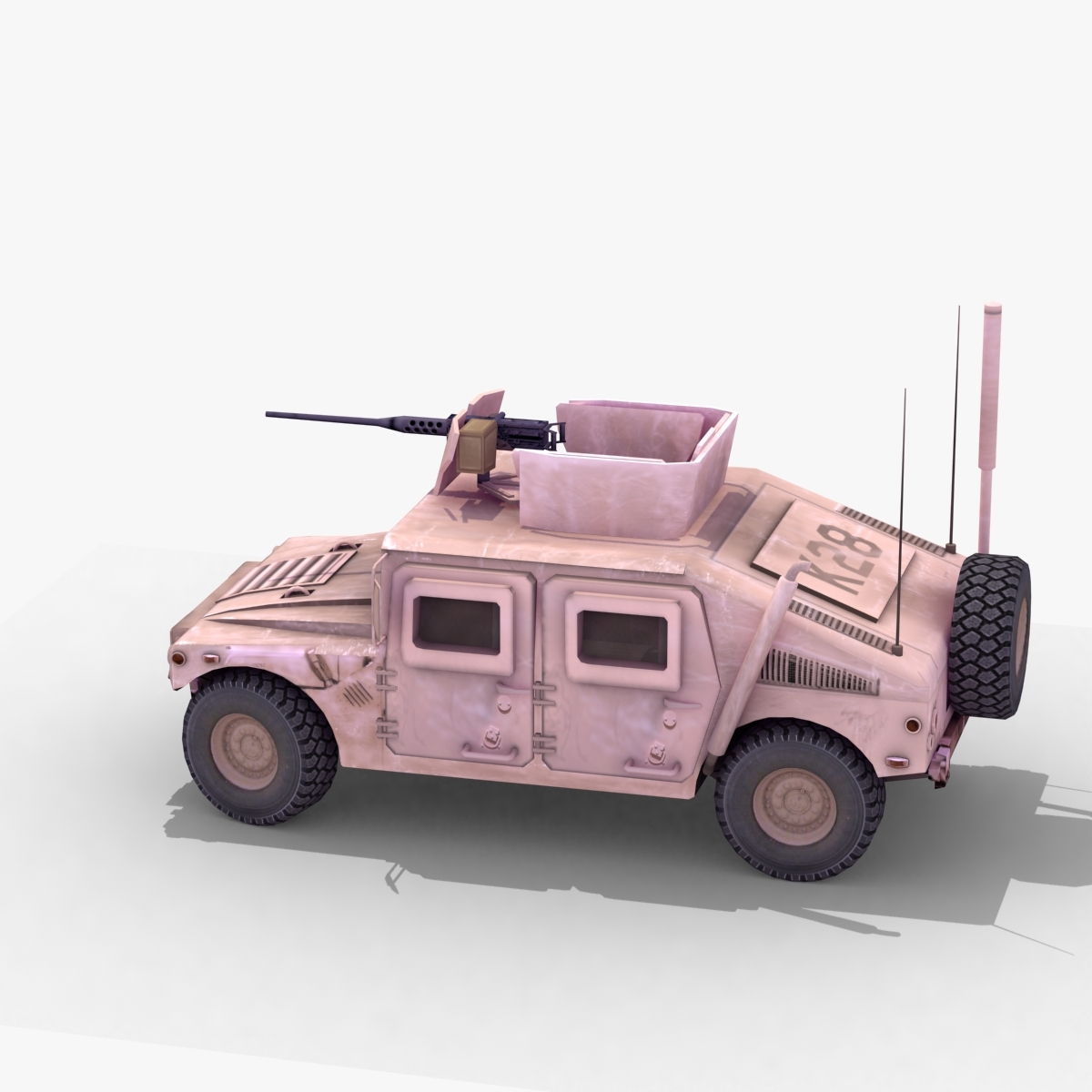 3d m1114 hmmwv model