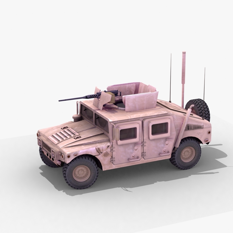 3d m1114 hmmwv model