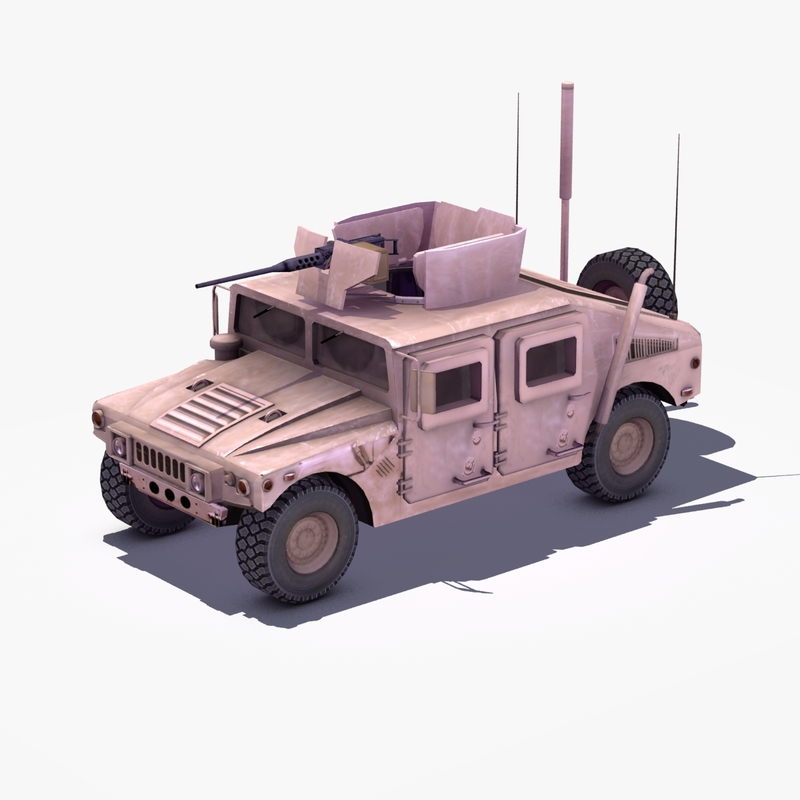 3d m1114 hmmwv model